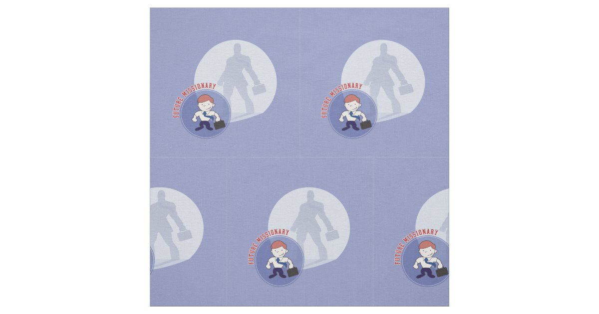 Future missionary fabric. LDS Fabric | Zazzle