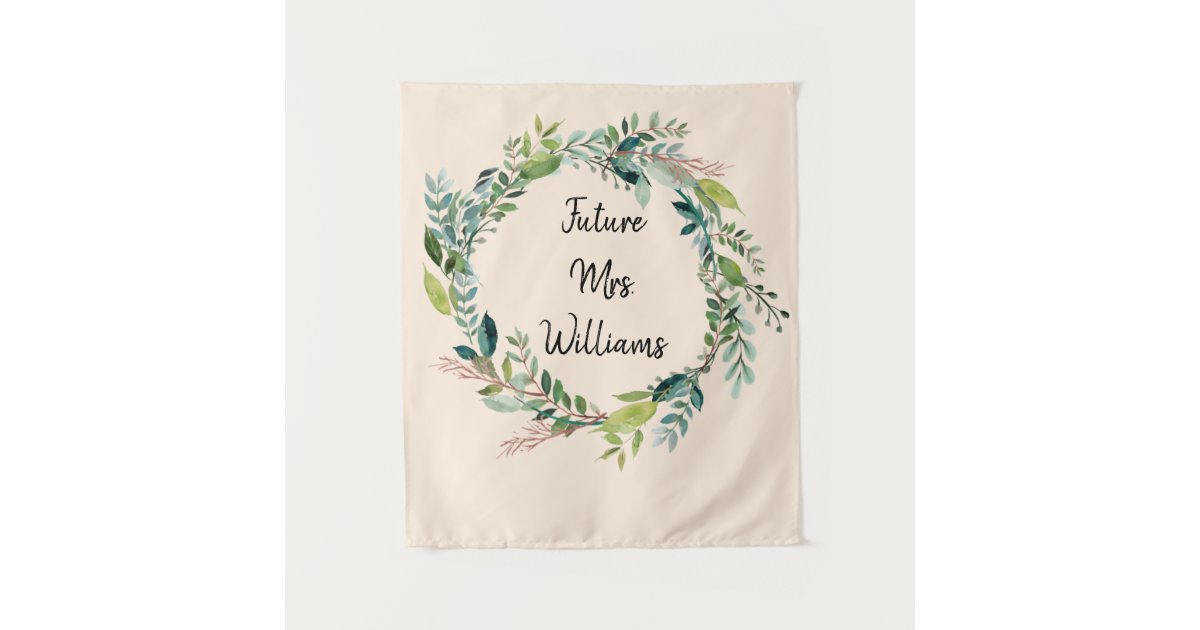 Future Mrs Backdrop Bridal Shower Photo Backdrop | Zazzle