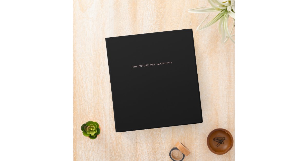 Future Mrs. Wedding Planning Binder | Zazzle