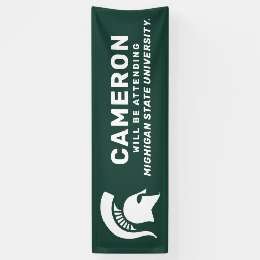 Future MSU Michigan State Graduation Banner | Zazzle