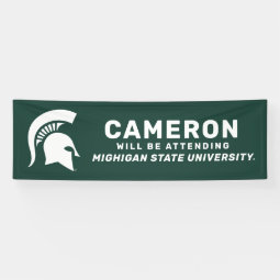Future MSU Michigan State Graduation Banner | Zazzle