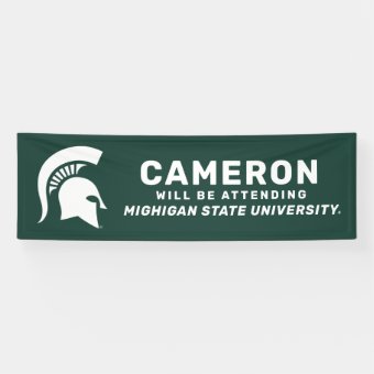 Future MSU Michigan State Graduation Banner | Zazzle