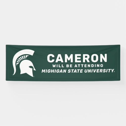 Future MSU Michigan State Graduation Banner | Zazzle