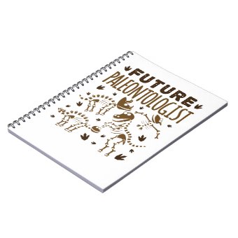 Future Paleontologist Paleontology Dinosaur Bones Notebook | Zazzle