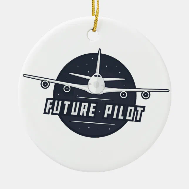Future Pilot Ornament | Zazzle
