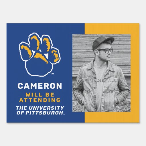 Future Pitt Panther Graduate - Photo Sign | Zazzle