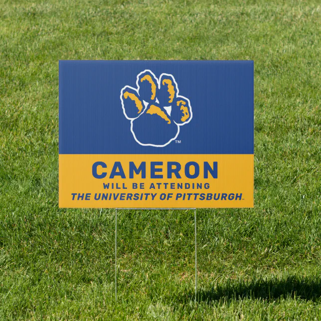 Future Pitt Panther Graduate Sign | Zazzle