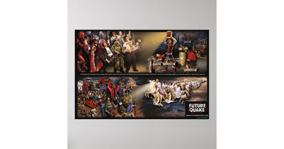 Future Quake Commemorative Poster | Zazzle