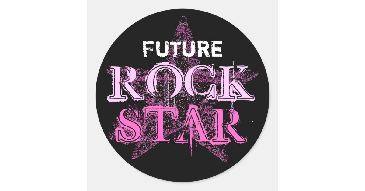 FUTURE ROCK STAR Stickers | Zazzle