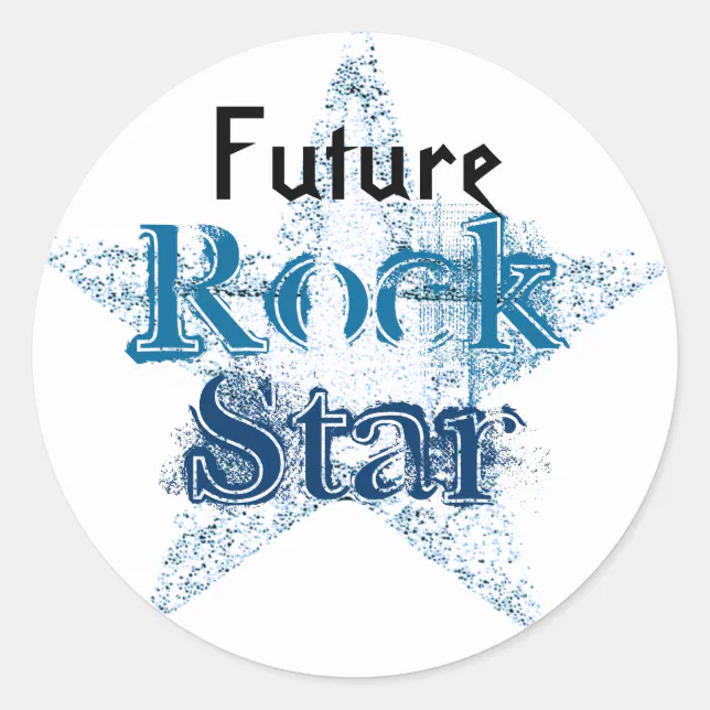 Future Rock Star stickers | Zazzle