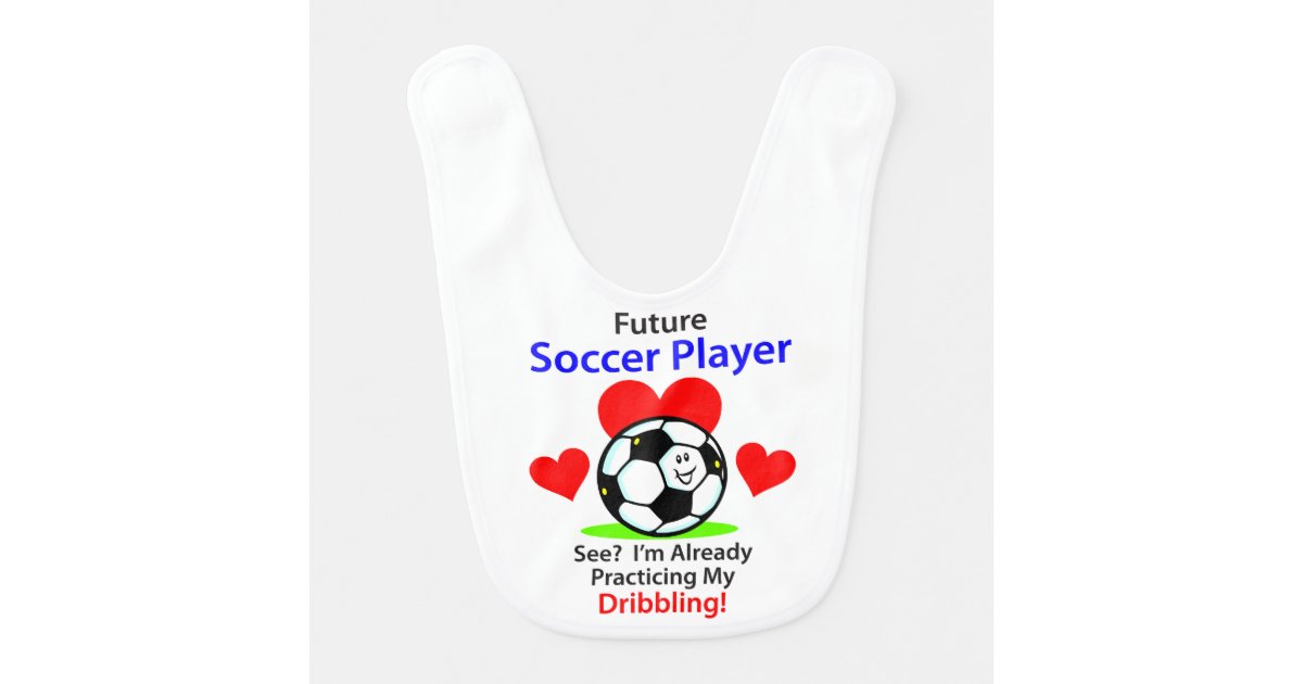 Future Soccer Player Baby Bib | Zazzle