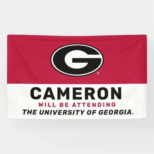 Future University of Georgia Grad Banner | Zazzle