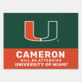 Future University of Miami Graduate Sign | Zazzle