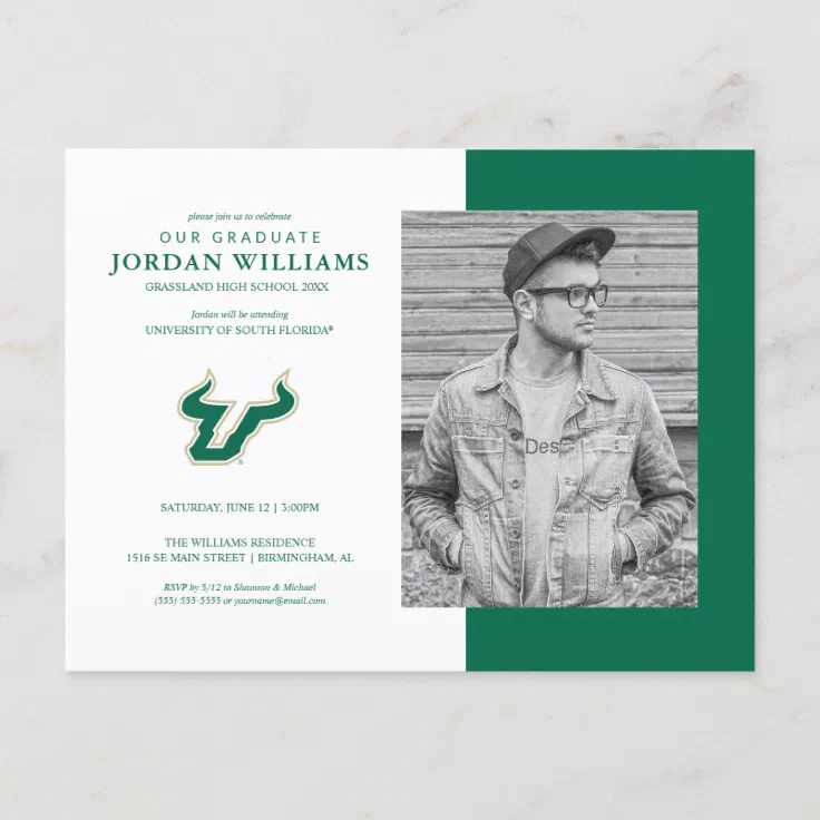 Future USF Graduate Announcement Postcard | Zazzle