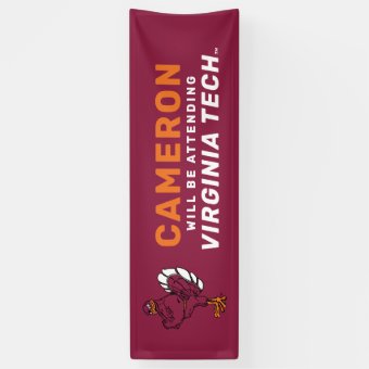 Future VT Virginia Tech Graduate Banner | Zazzle