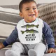 Future Walleye Slayer Fishing Baby Funny Cute Baby Bib | Zazzle