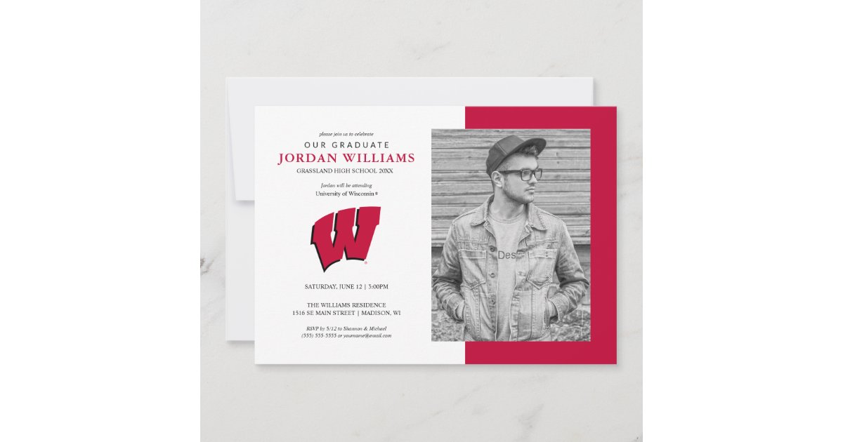 Future Wisconsin Badger Grad Announcement | Zazzle