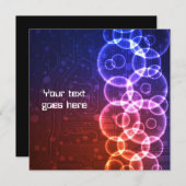 Futuristic design invitation | Zazzle