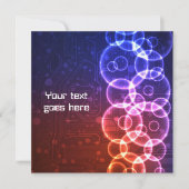 Futuristic design invitation | Zazzle