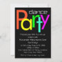 Futuristic Fun 5x7 Dance Party Invitation | Zazzle