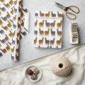 Fuzzy Alpacas Wrapping Paper | Zazzle