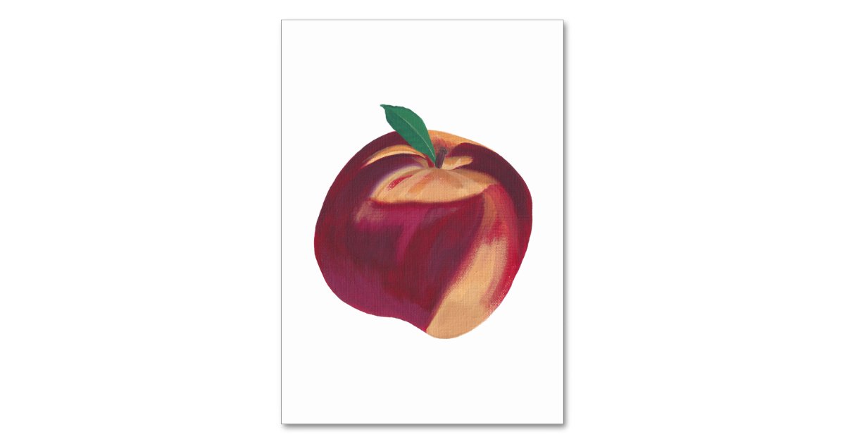 Fuzzy Peach, Adjective Reading Flashcards Table Number | Zazzle
