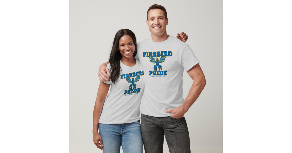 FVHS Firebird Pride, Ash T-Shirt | Zazzle