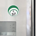 G57 bingo ball fridge magnet | Zazzle
