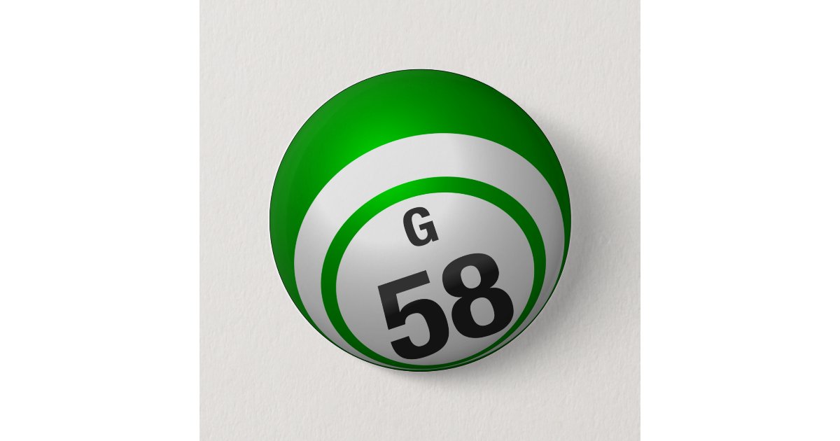 G 58 bingo button | Zazzle