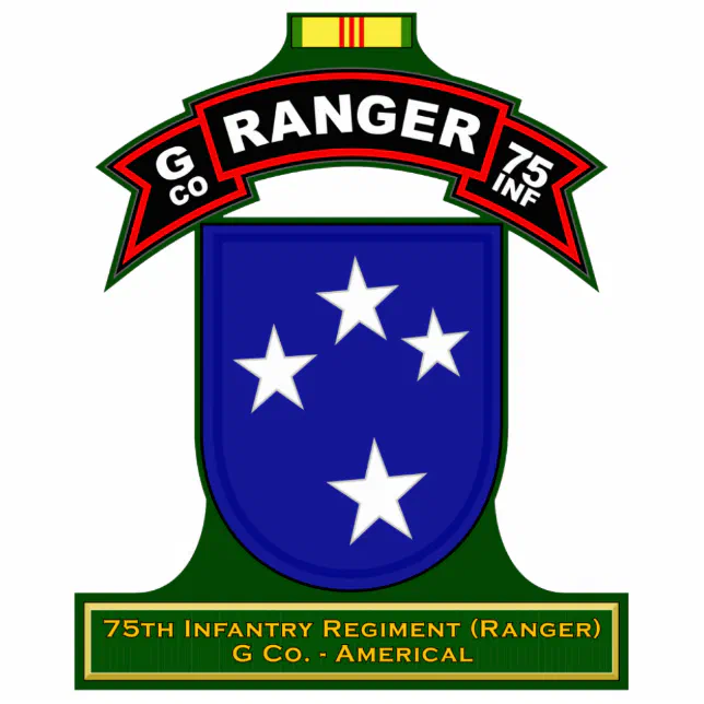 G Co, 75th Infantry Regiment - Ranger, Vietnam Statuette | Zazzle