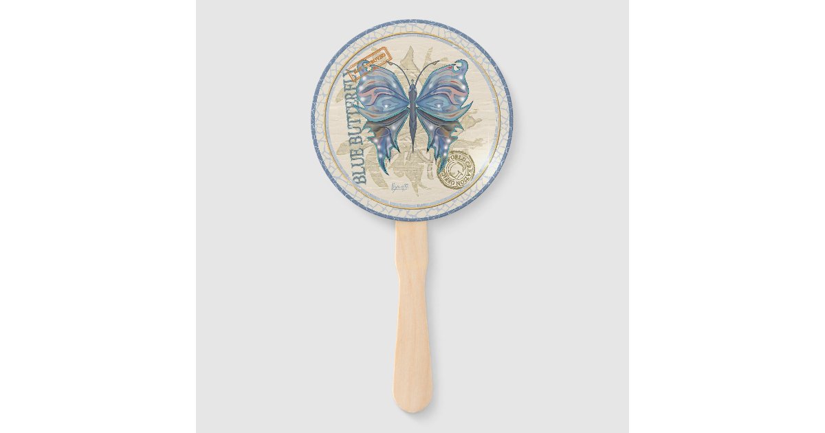 G Creation Office butterfly Hand Fan | Zazzle