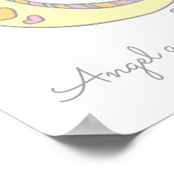 G monogram art Gina girls name meaning poster | Zazzle