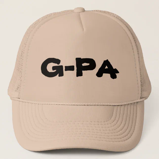 G-PA (Grandpa) Trucker Hat | Zazzle