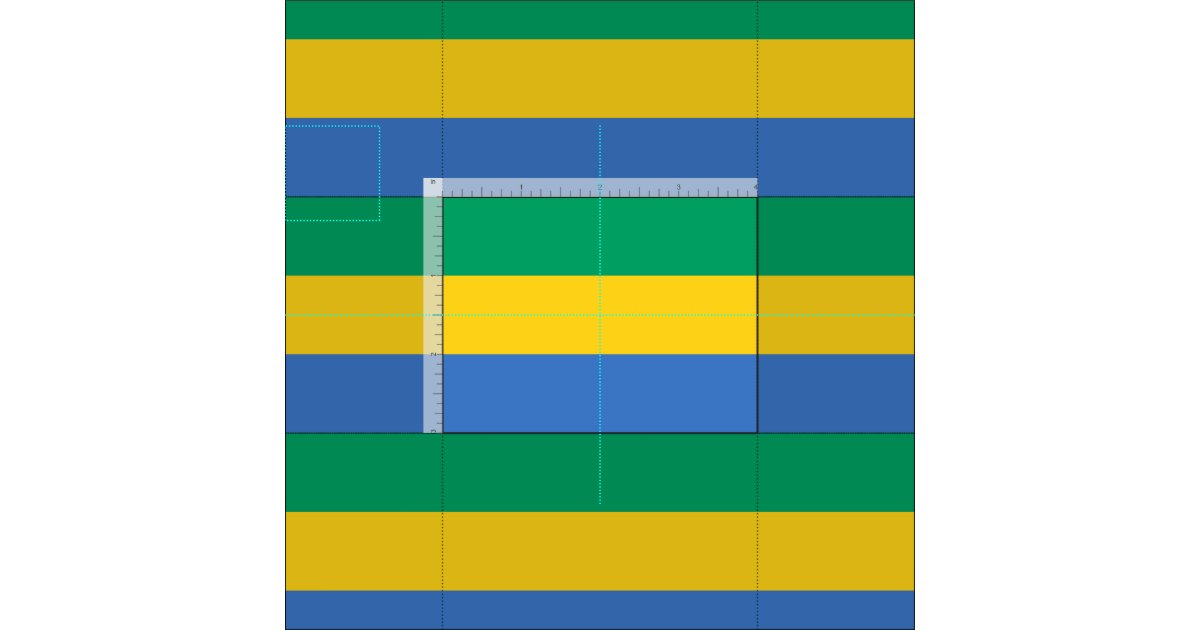 Gabon Flag Fabric | Zazzle
