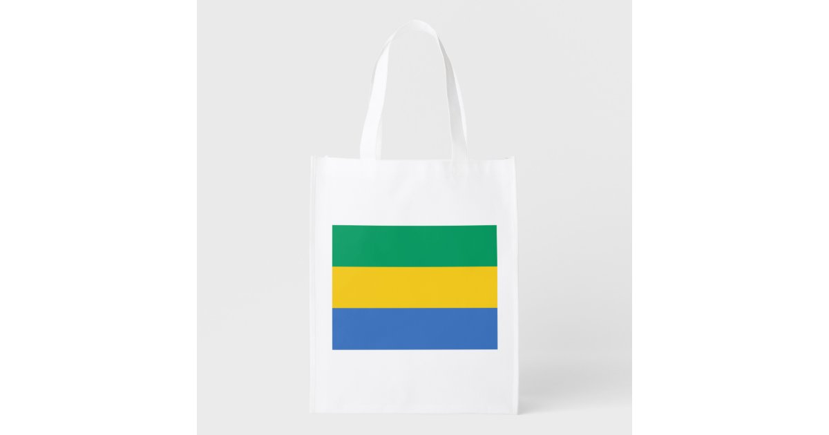 Gabon Flag Grocery Bag | Zazzle