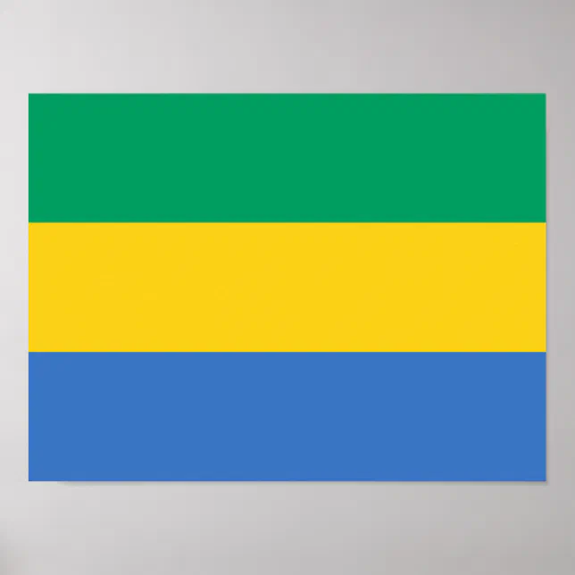 Gabon Flag Poster | Zazzle