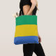 Gabon flag tote bag | Zazzle