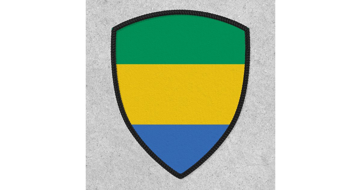 Gabonese Flag, Flag of Gabon Patch | Zazzle