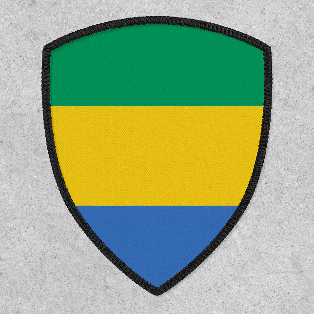 Gabonese Flag, Flag of Gabon Patch | Zazzle