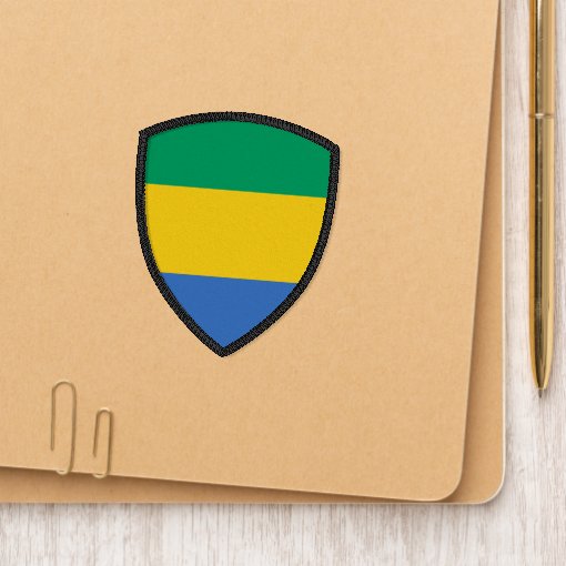 Gabonese Flag, Flag of Gabon Patch | Zazzle
