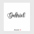 Gabriel Name - Handwritten Calligraphy Sticker | Zazzle