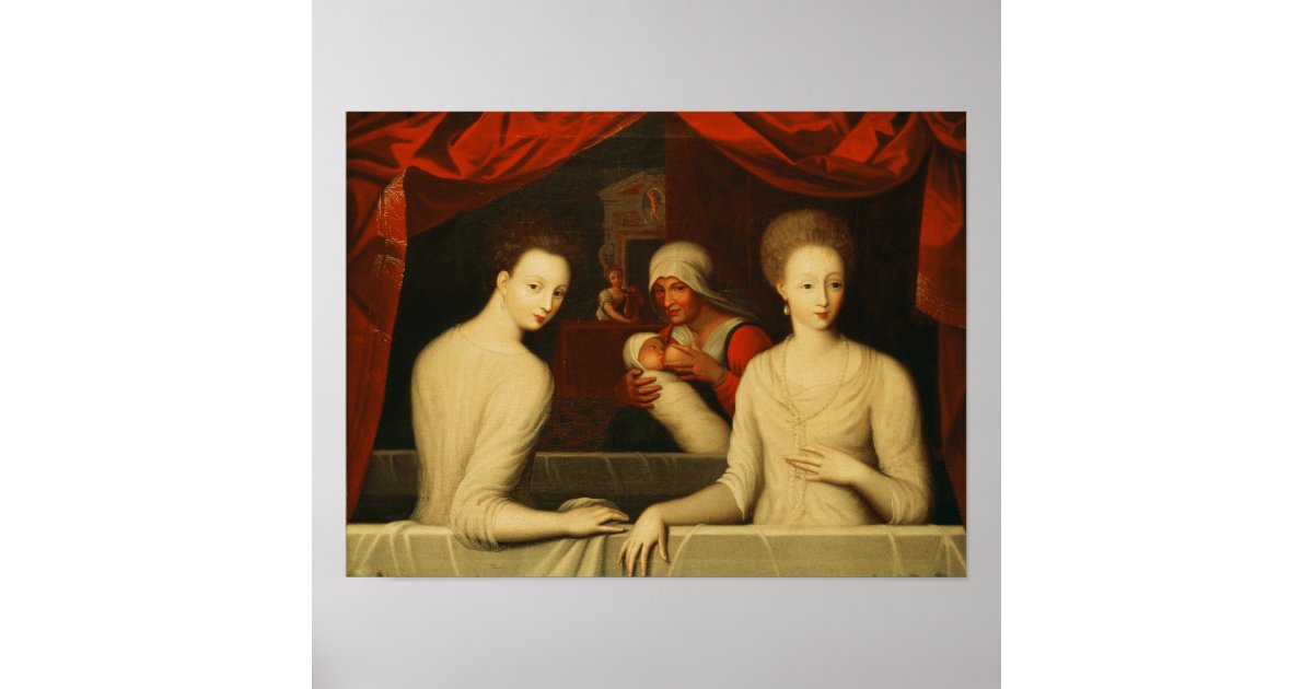 Gabrielle d'Estrees and her sister Poster | Zazzle