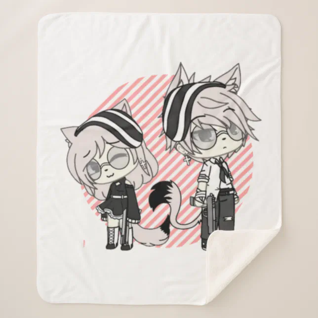 gacha,gacha life,gacha club,game,anime, sherpa blanket | Zazzle