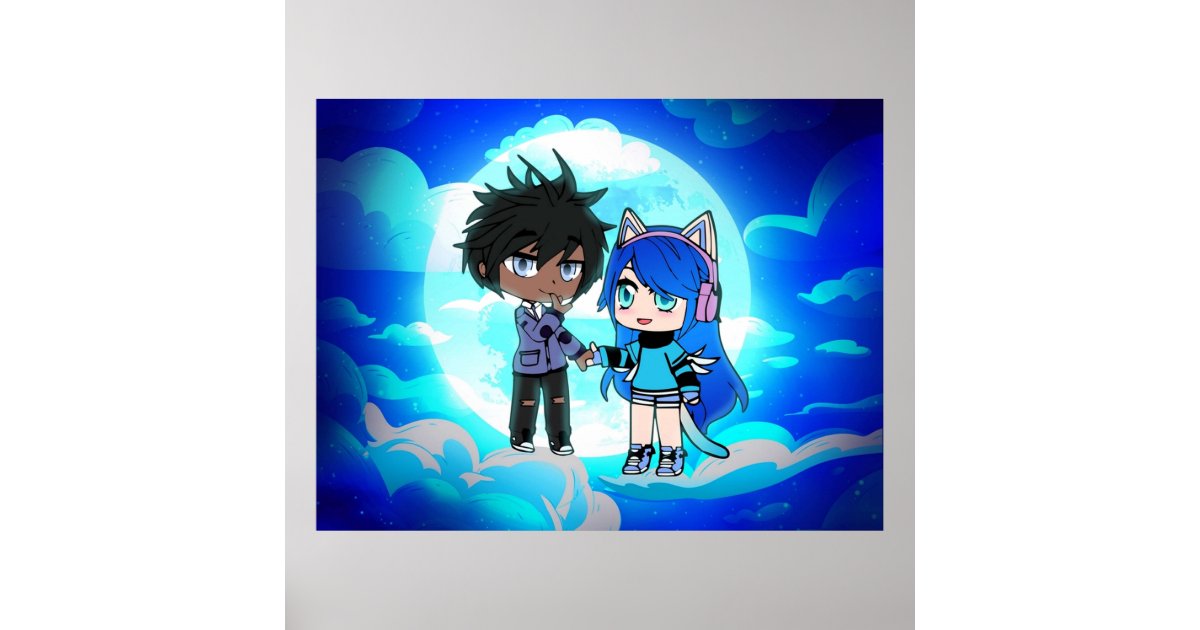 Gacha sky scene poster | Zazzle