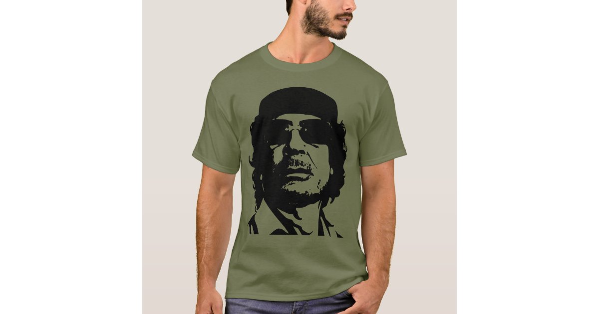 Gaddafi Transparent T-Shirt | Zazzle