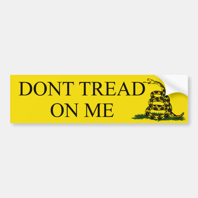 Gadsden_flag 11in Bumper2 Bumper Sticker | Zazzle