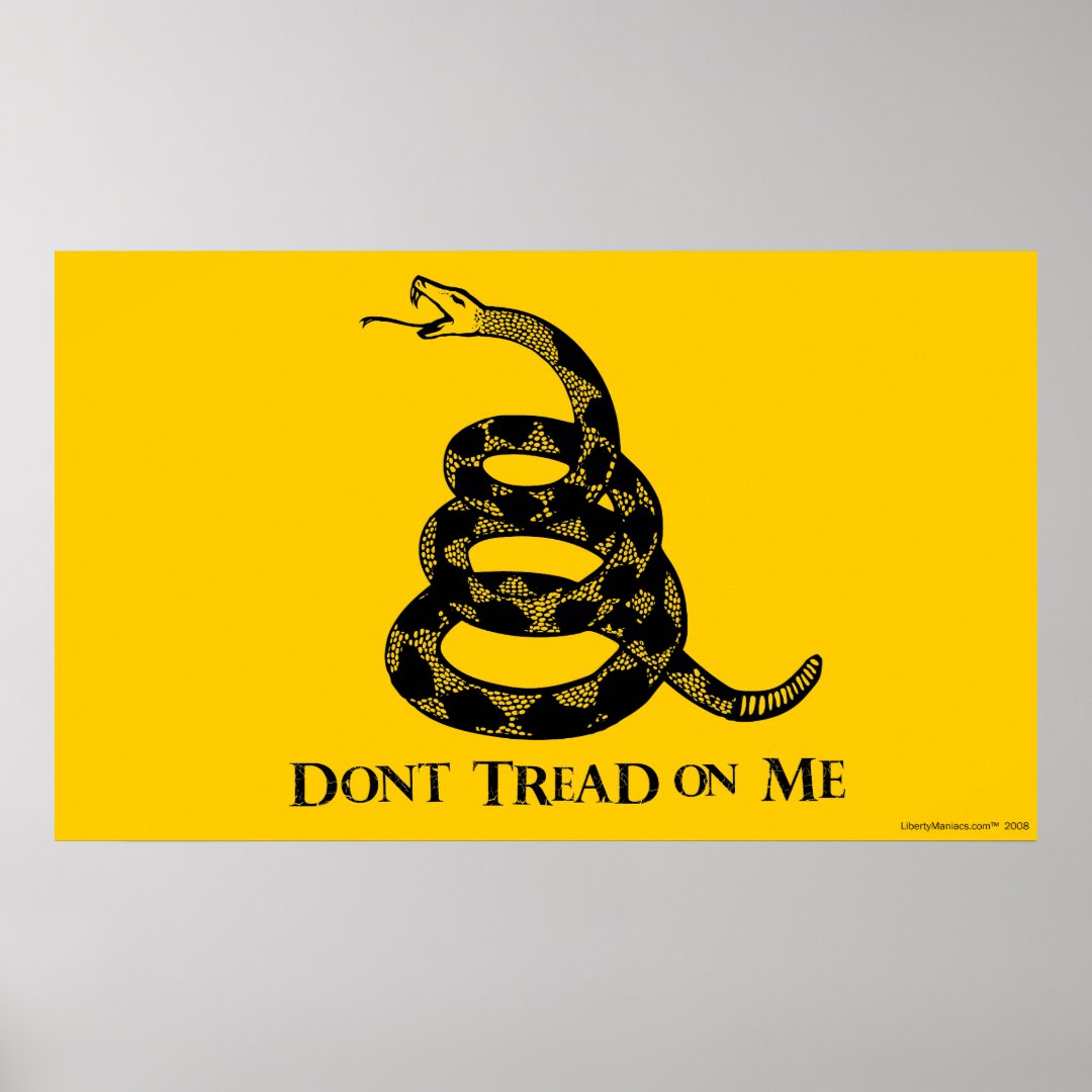 Gadsden Flag Poster | Zazzle