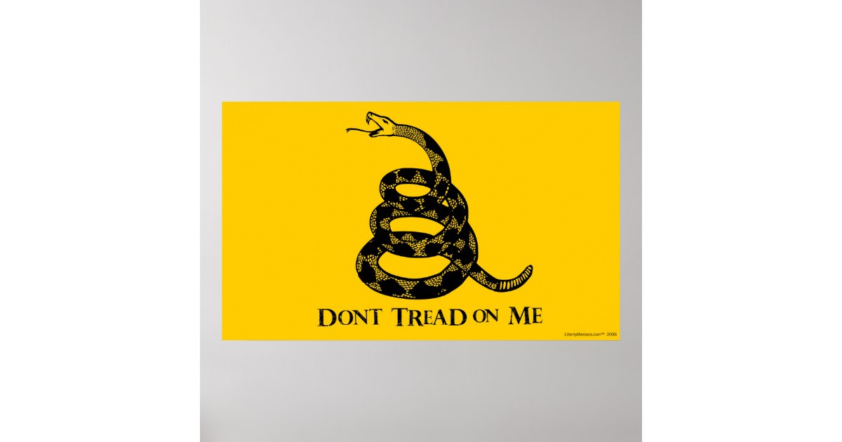 Gadsden Flag Poster | Zazzle