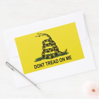 Gadsden Flag sticker | Zazzle