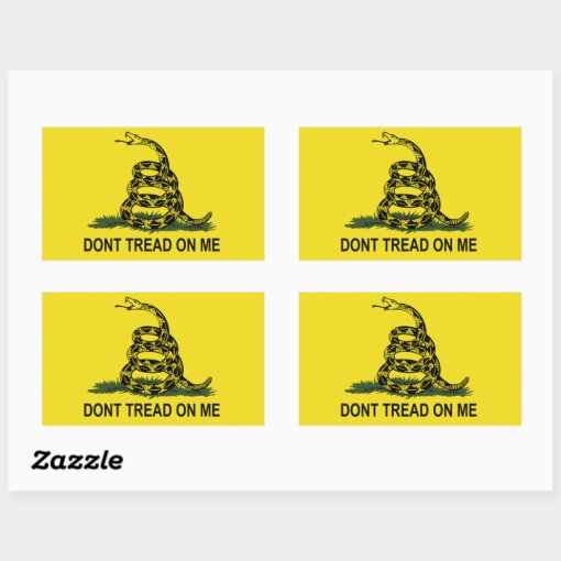 Gadsden Flag sticker | Zazzle